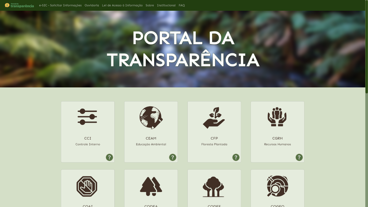 Portal da Transparência - SEDAM | Secretaria de Estado do ...